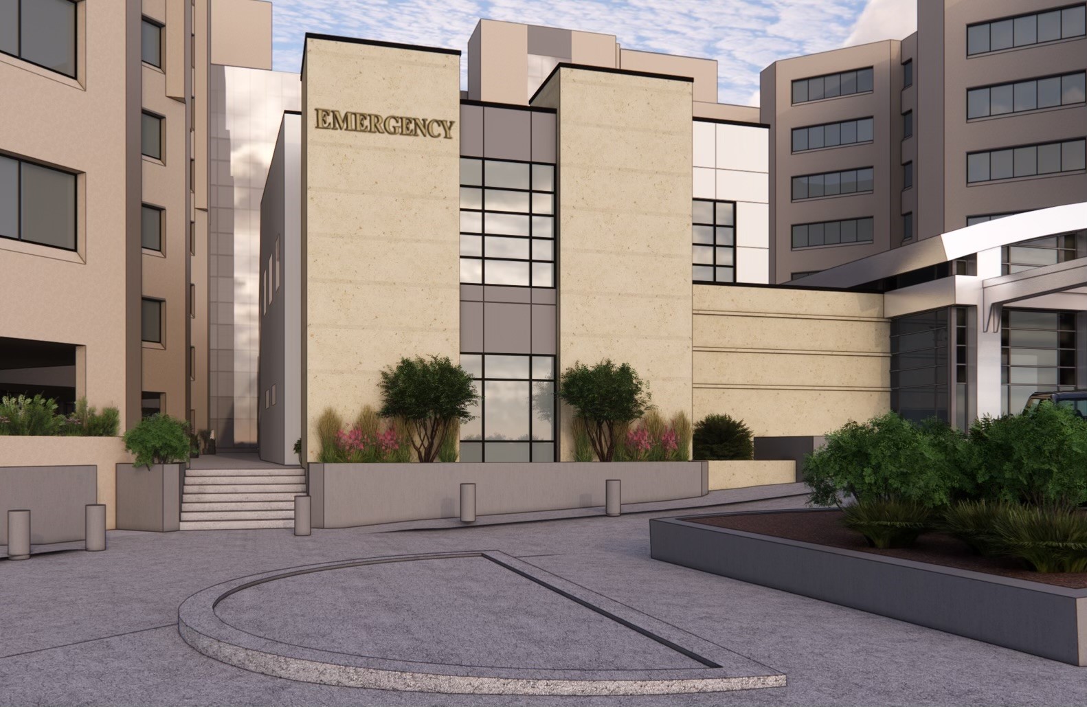 Emergency Department expansion at university campus halfway complete ...