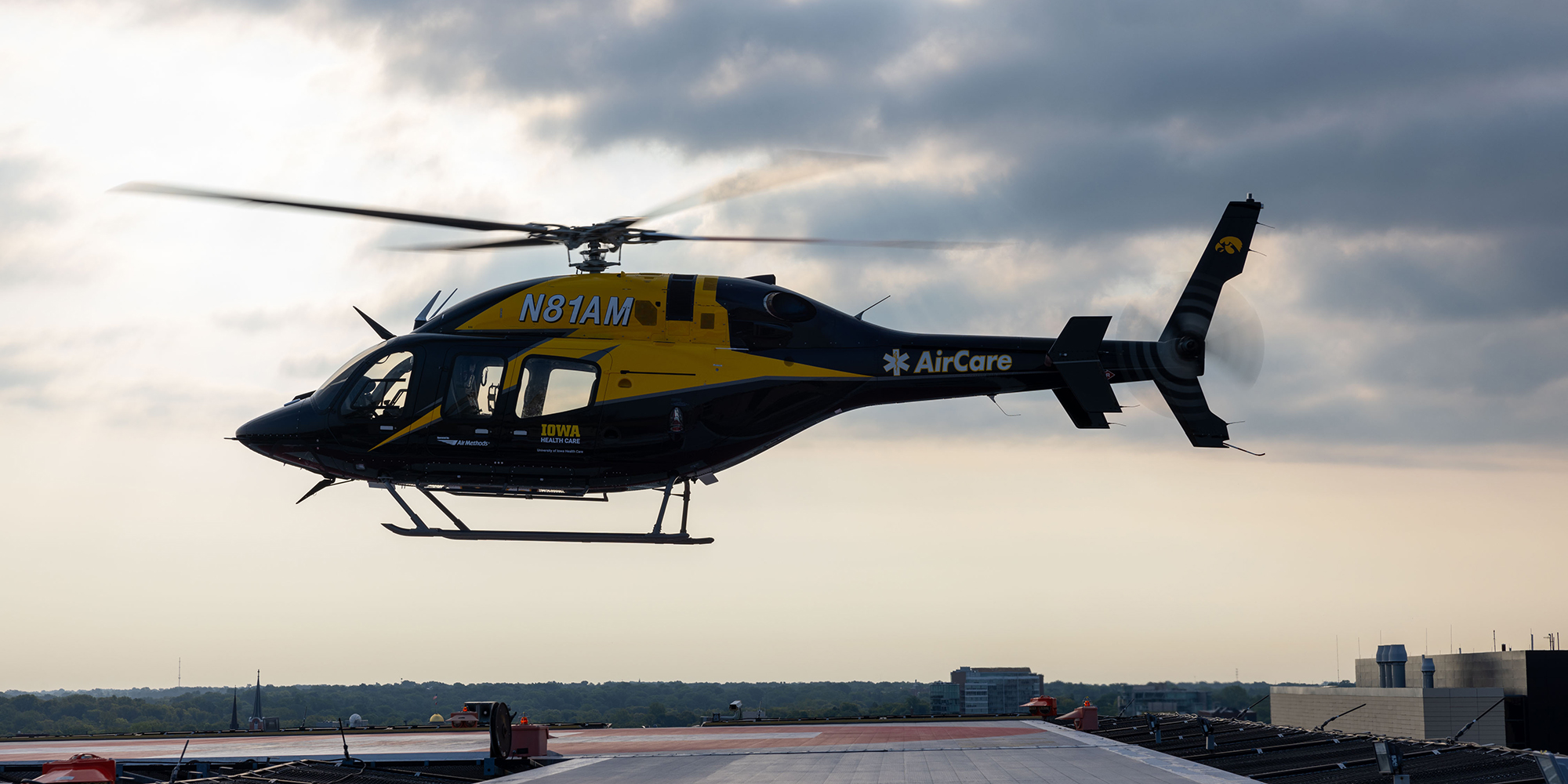 New AirCare base expands emergency response to Quad Cities | University ...