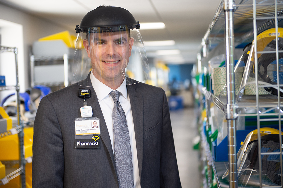 Hospital leader keeps safety equipment in steady supply