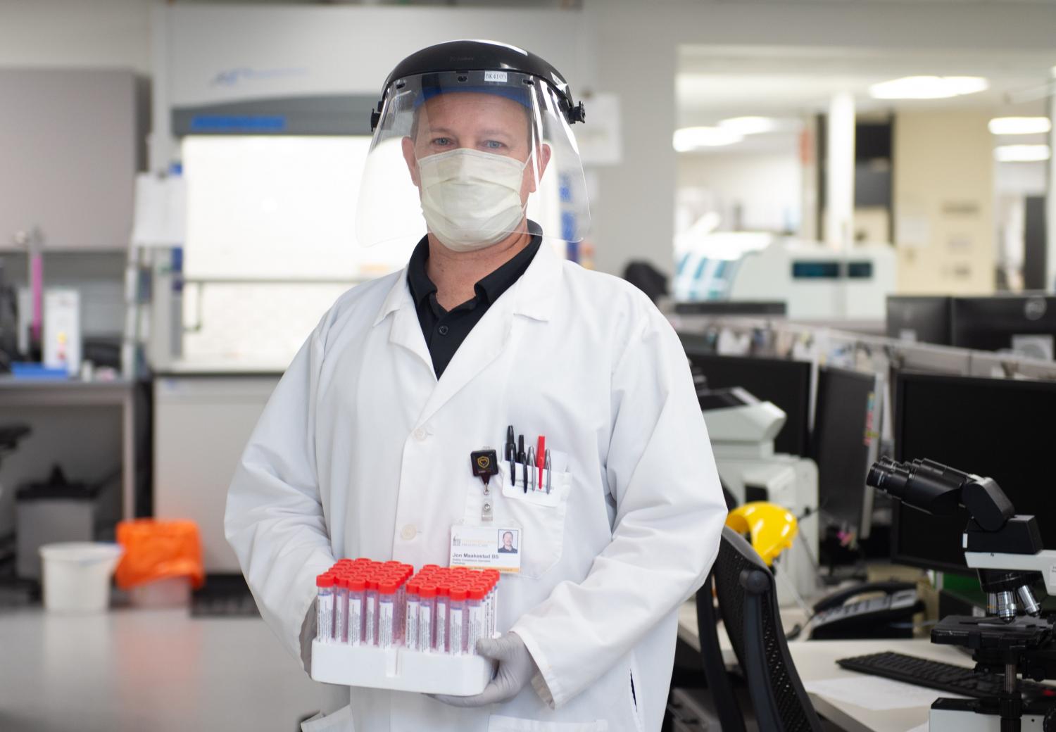 Pathology team continues to produce COVID-19 test kits for Johnson ...