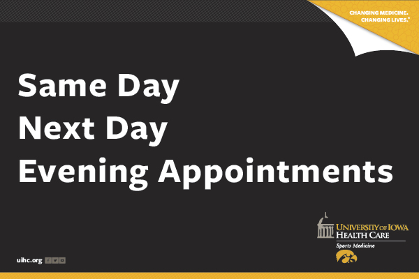Extended hours, same-day and next-day appointments make UI Sports ...